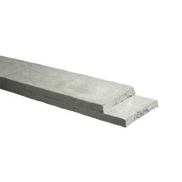 Plaat beton grijs 3x20x184 cm